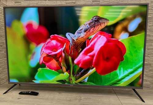 Большой 4K android TV haier LE55U6900UG