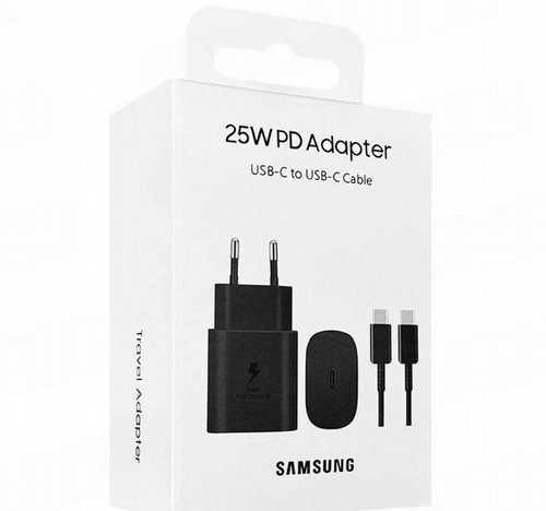 Сзу Samsung 25W PD Adapter Type-C to Type-C Cable