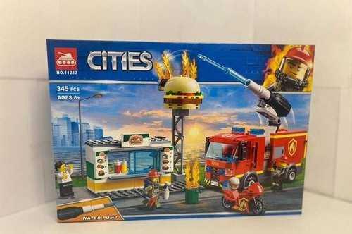 Lego City 11213 Пожар в бургер-кафе