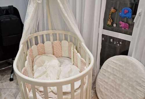 Детская кровать трансформер Ellipse Bed