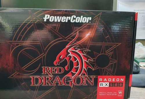 Видеокарта Powercolor Red dragon RX 580 8 gb