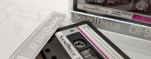 Аудиокассеты Sound Breeze Sony с записью в идеале