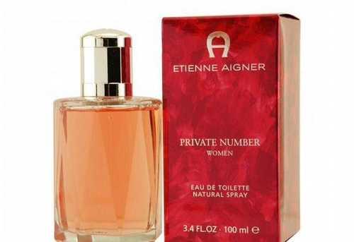 Etienne Aigner Private Number 100 мл