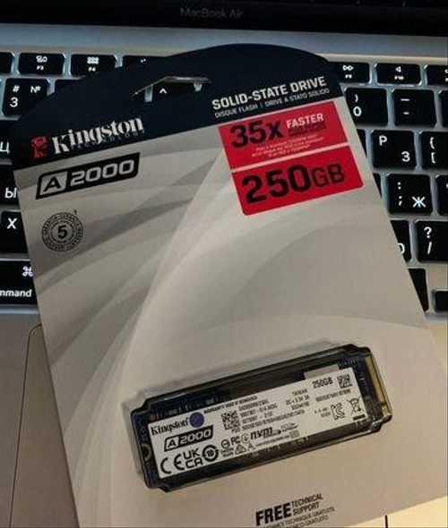Kingston A2000 250 гб SSD M.2