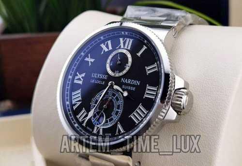 Шикарные тяжелые мужские часы Ulysse Nardin
