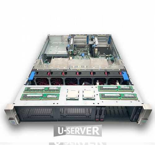 Сервер HP DL380 G9 8x2.5" 2x2699v3 256G P440ar 2x500W HPE ProLiant DL380 Gen9 8SFF 2U Б/У