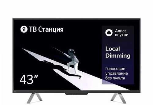 Телевизор Яндекс Станция с Алисой,43" 4К UHD