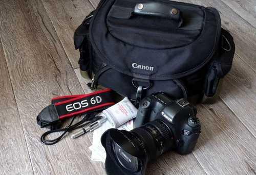Полнокадровый Canon 6D wifi kit Canon 17-40 L 4.0