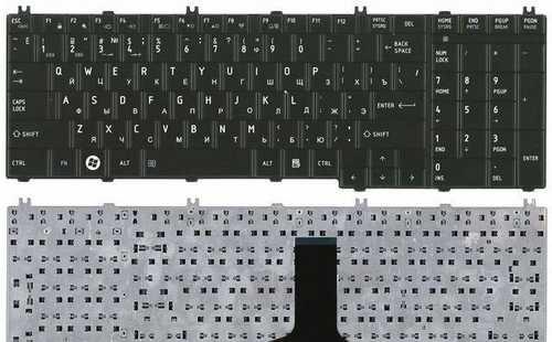 Клавиатура для Toshiba Satelite C650 L650 L670 гля