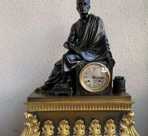 Каминные часы Цицерон 19 век
