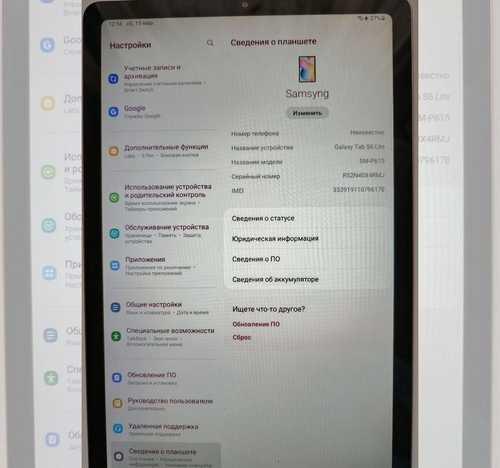 Samsung Galaxy Tab S6 Lite с SIM   стилус