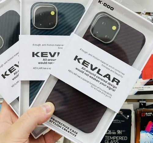 Чехол K-DOO Kevlar для iPhone 13 Blue