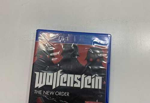 Диск с игрой ps4, ps5 wolfenstein the new order