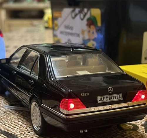 Модель автомобиля 1 24 mercedes w140