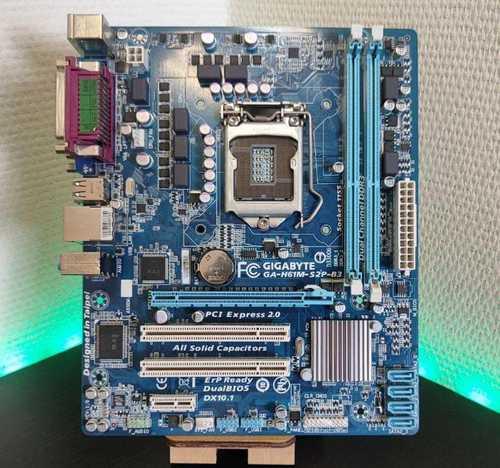 Материнская плата Gigabyte GA-H61M-S2P-B3 LGA1155