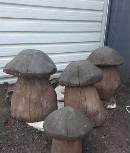 Садовый декор грибы