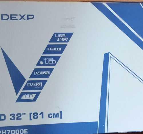 Телевизор dexp 32" новый