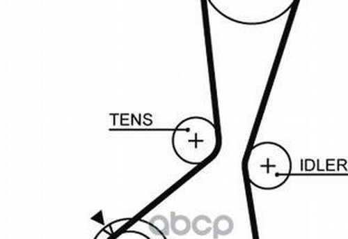 Зубчатый ремень привода грм PowerGrip 5374XS G