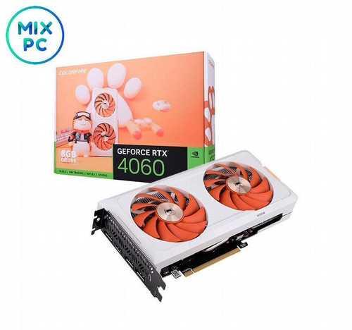 Видеокарта RTX4060 8Gb Colorful meow-ORG 8GB-V