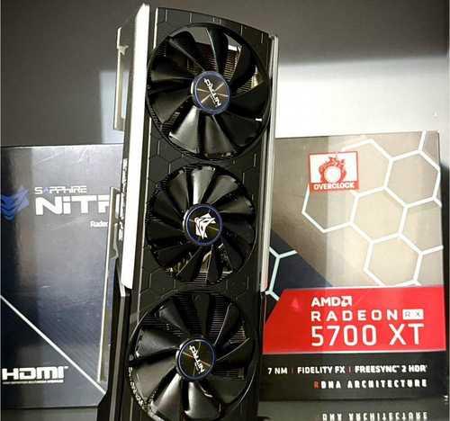 Видеокарта sapphire rx 5700xt nitro