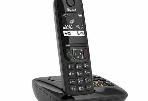 Радиотелефон dect Gigaset AS690A RUS, черный