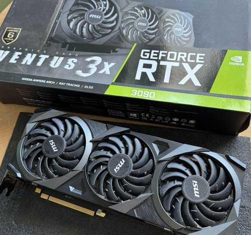 Видеокарта msi rtx 3090 ventus 3x