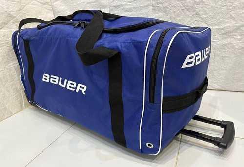 Баул Bauer 36 дюйм бауэр сумка на колеса sr синий