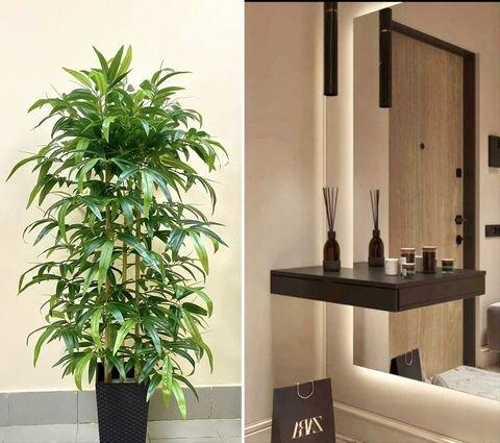 Бамбук зеленый цветок домой искусственный