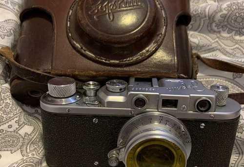 Пленочный фотоаппарат Зоркий 1953г