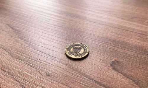 Монета Ведьмак Гвинт с коробочкой