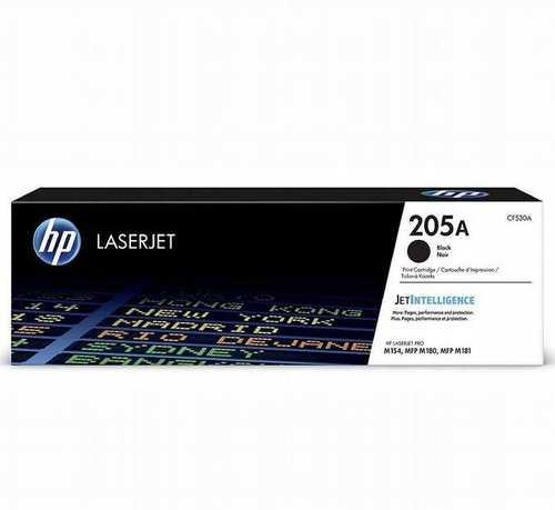 Картридж HP CF530A № 205A черный