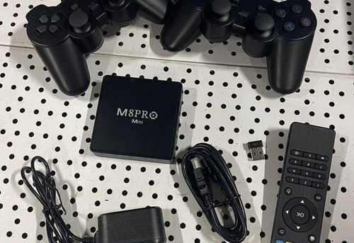 Игровая приставка m8pro mini Android TV смарт тв