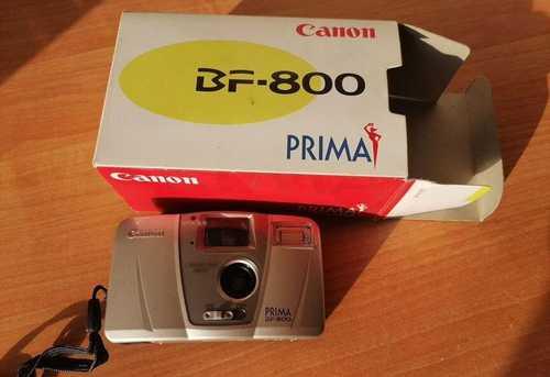 Плёночный фотоаппарат Canon Prima BF-800 с пленкой
