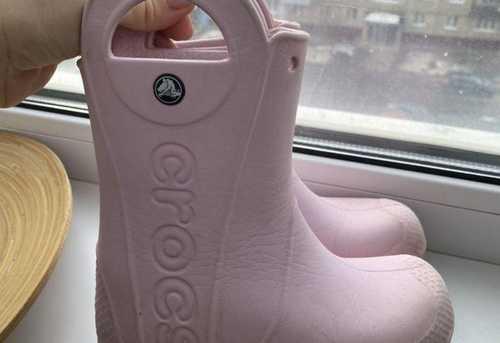 Резиновые сапоги crocs c9