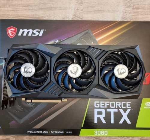 Видеокарта MSI RTX 3080 gaming X trio