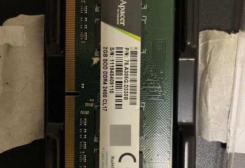 Оперативная память ddr4 2gb