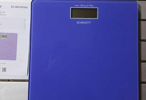 Весы напольные электронные Scarlett scbs33E042 нов