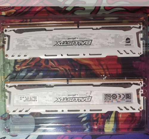 Оперативная память ballistix ddr4 16gb 2400