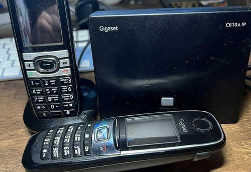 Телефон Gigaset C610A IP + доп трубка