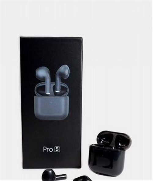 Беспроводные Bluetooth наушники Pro 5 TWS черные