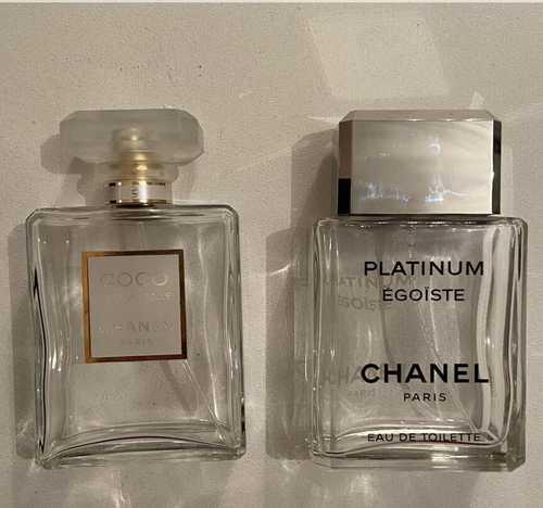 Пустые флаконы Chanel