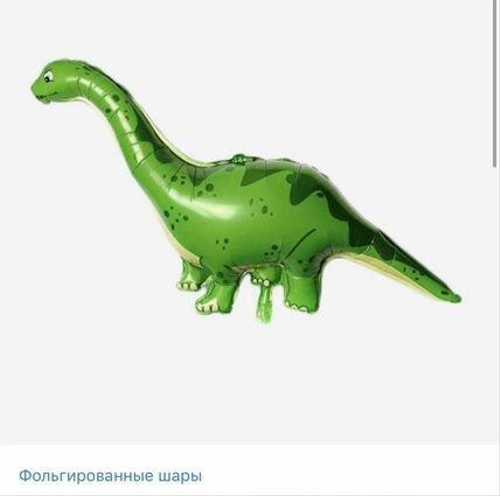 Фольгированный шар динозавр диплодок 110 см