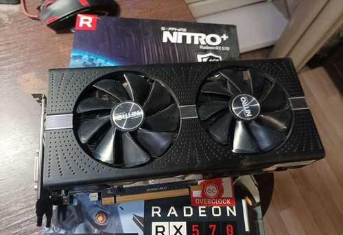 Видеокарта sapphire rx 570 4gb nitro plus