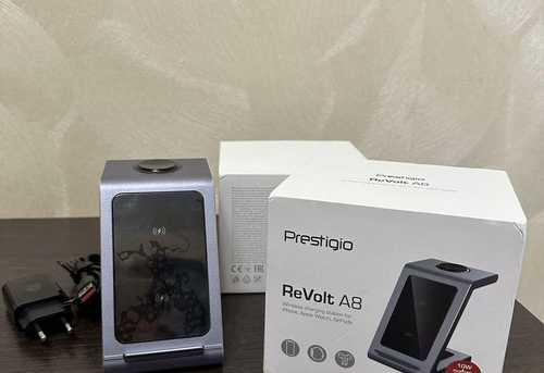 Беспроводная зарядка Prestigio ReVolt A8 Qi (3in1)