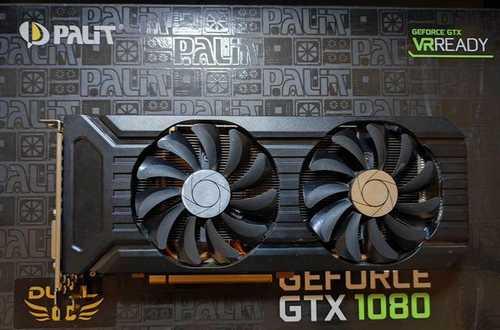 Видеокарта Palit GeForce GTX 1080 dual OC 8GB