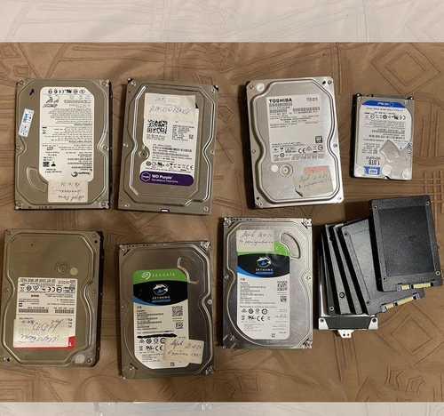 Жесткие диски нерабочие HDD/ssd 3.5