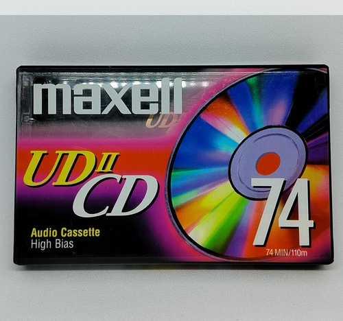 Новая аудиокассета Maxell UD ll CD 74