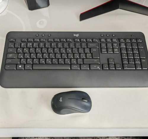 Беспроводная клавиатура и мышь logitech k540