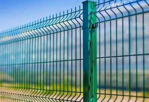 Забор сетка 3d, панельные ограждения