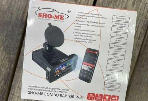 Видеорегистратор радар Sho-Me Combo Raptor WiFi